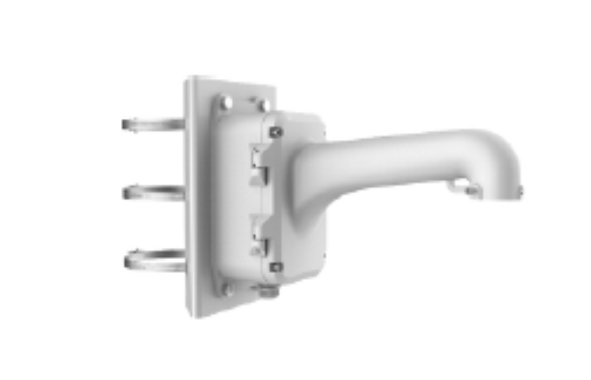 DS-1604ZJ-Box-Pole Vertical Pole Mount with Junction Box — bfocusgr